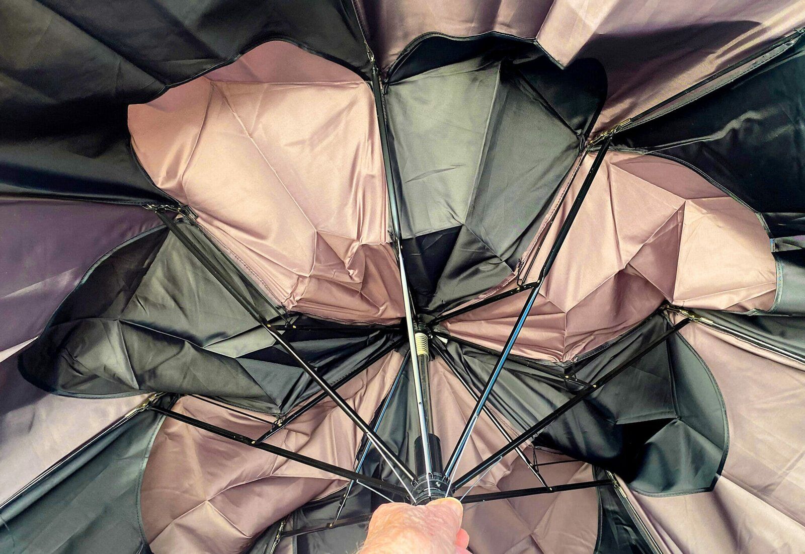 Inside the Umbrella: Understanding Folding Mechanisms